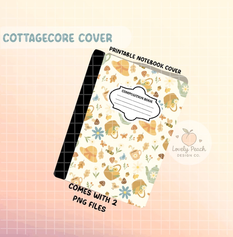 Printable Composition Notebook Cover PNG Back to School Personal ...