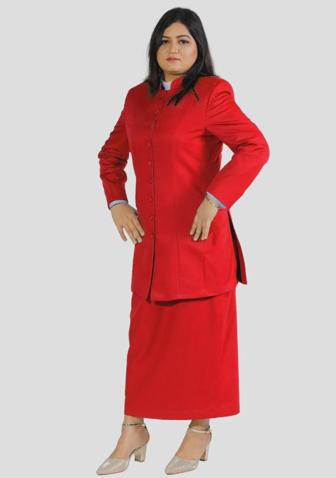 Female Red Clergy Suit - Etsy