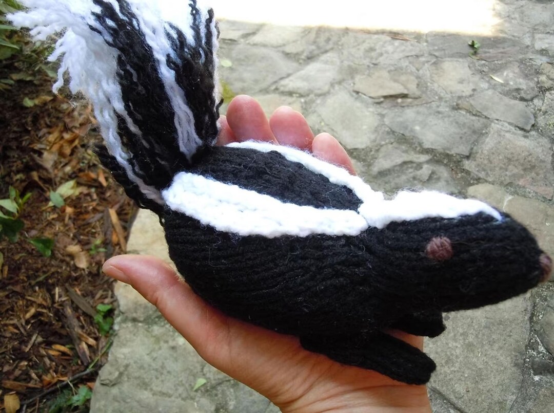 Skunk Crochet Pattern, Amigurumi Animal, Digital Download, Beginner ...