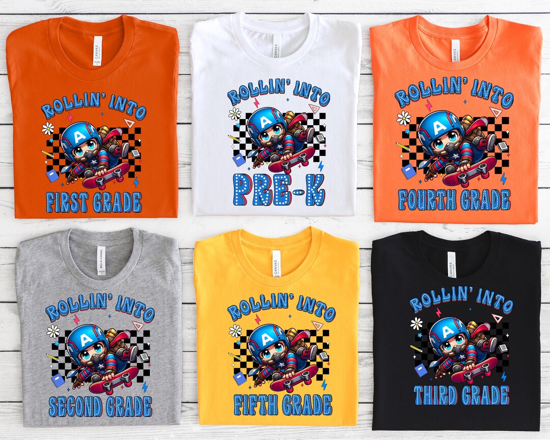 Custom Super Hero Back to School Shirt, Spidey and His Amazing Friends ...