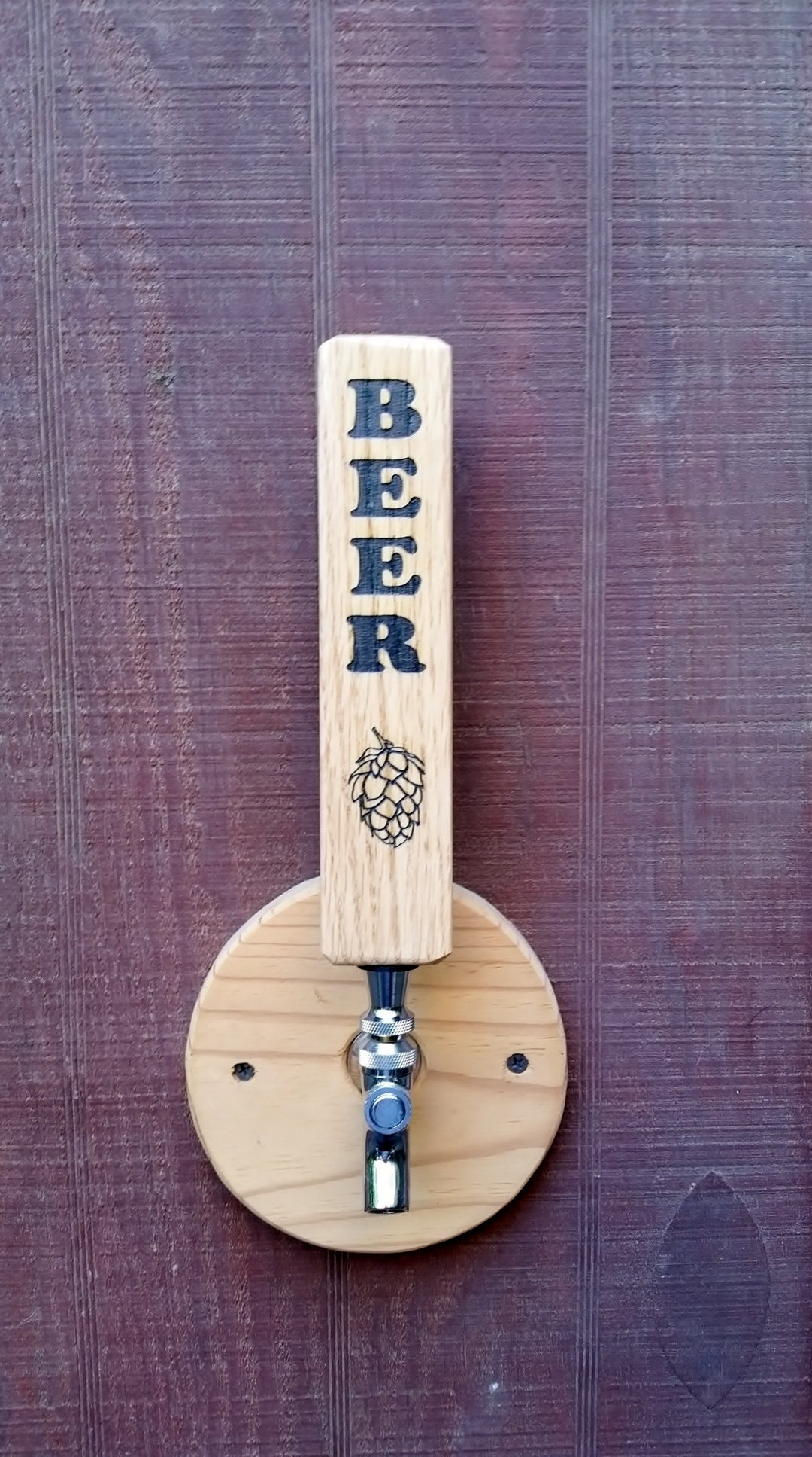 Triangle "beer" Tap Handle - Etsy