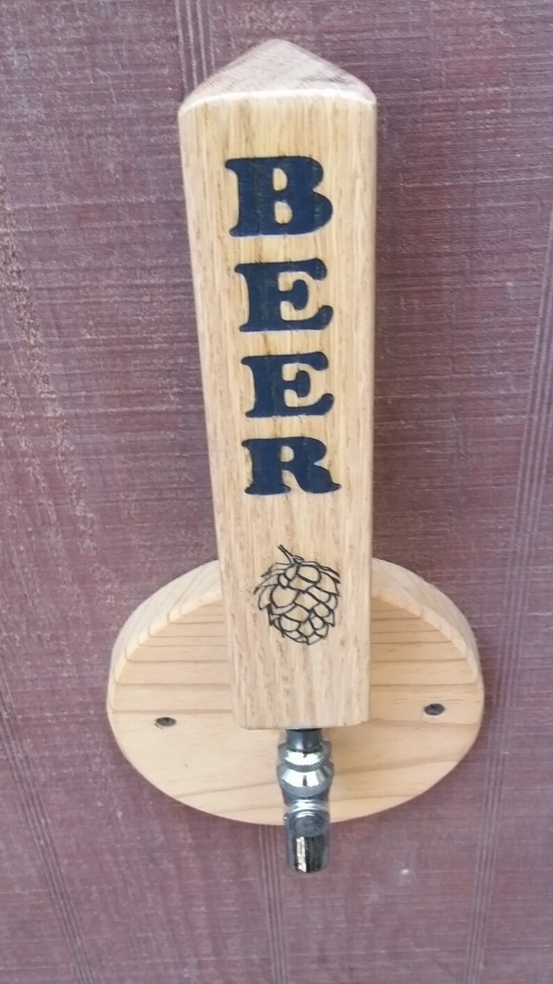 Triangle "beer" Tap Handle - Etsy