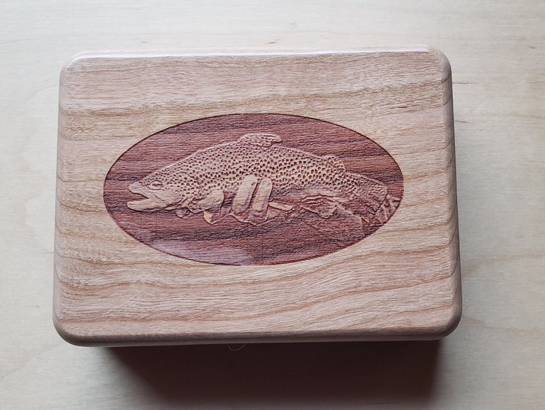 Laser Engraved Fly Box - Etsy