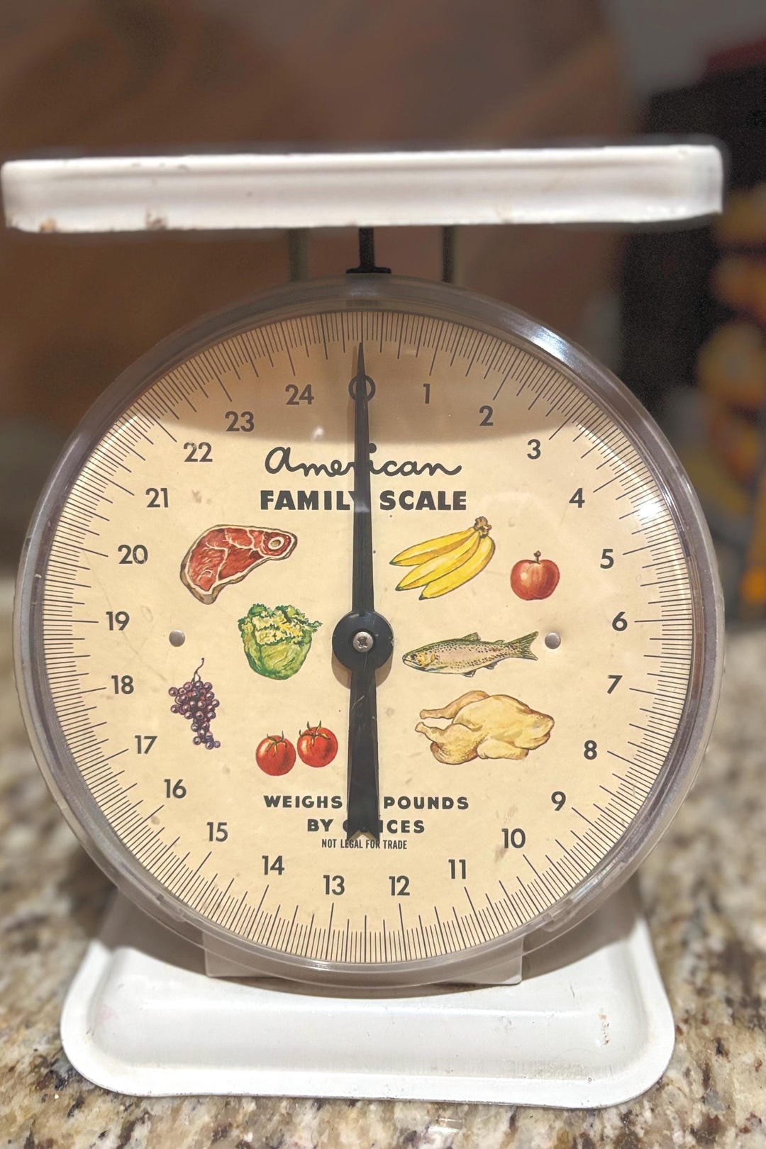 Vintage American Family Scale 25 Lb – Retro Farmhouse Kitchen Décor ...