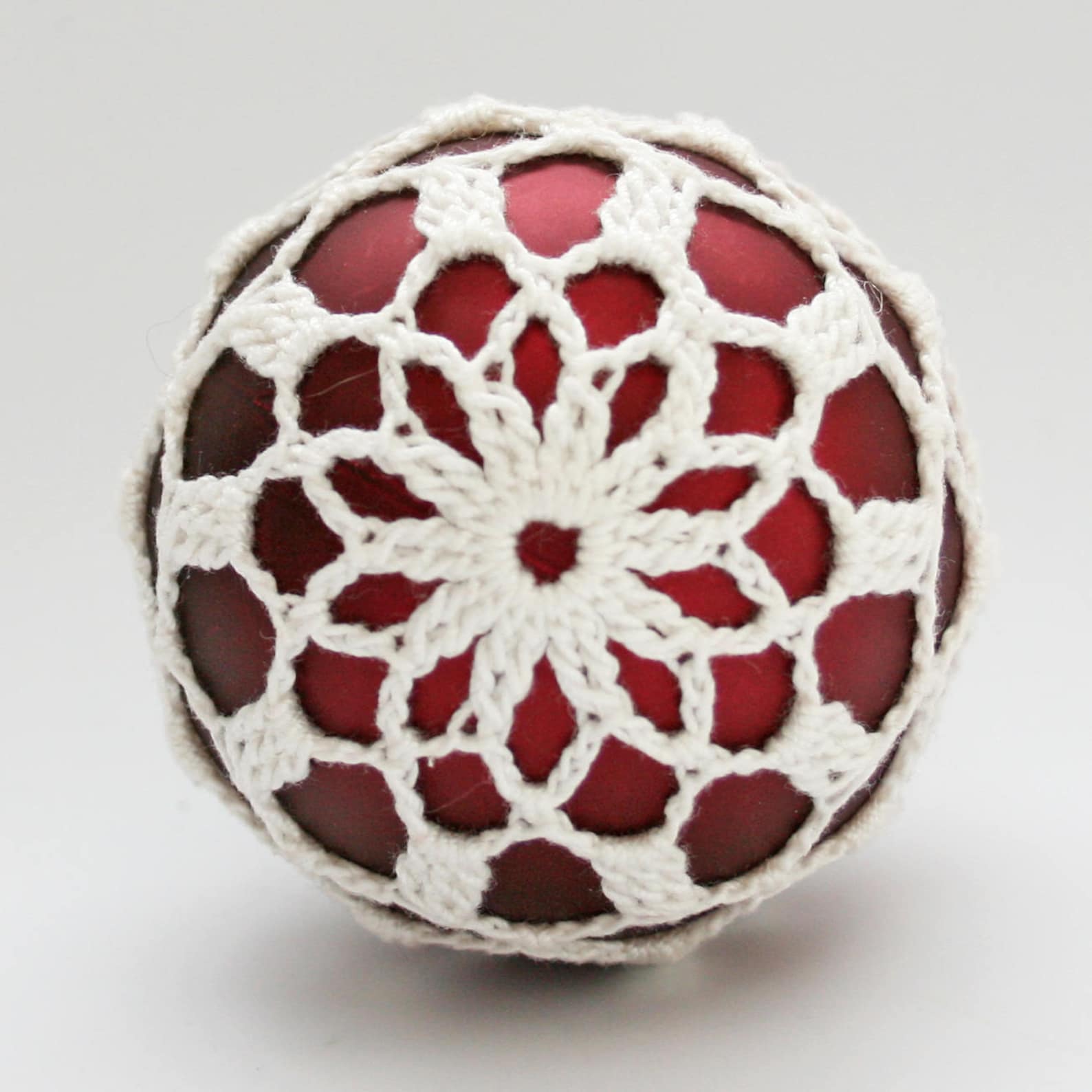 Christmas Ornament Cover 4, Crochet Pattern Holiday Decor Ornament Tree ...