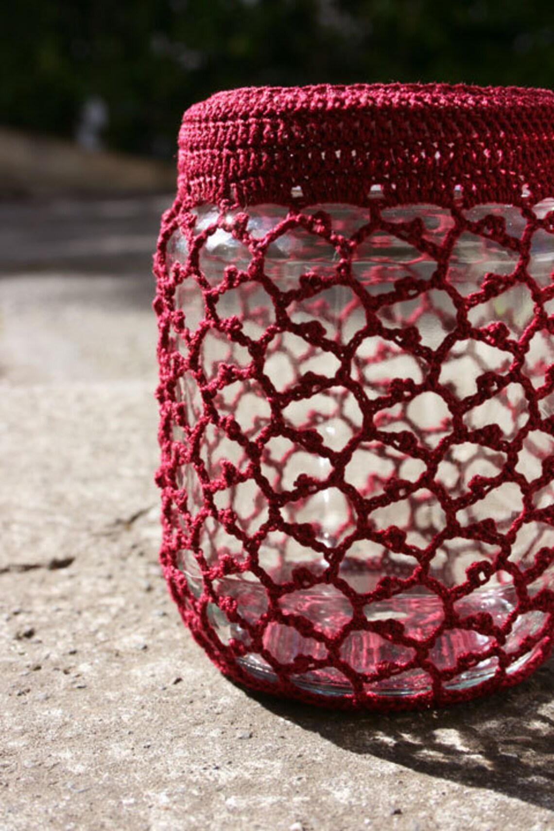 Crocheted Jar Cover - Pattern - Etsy