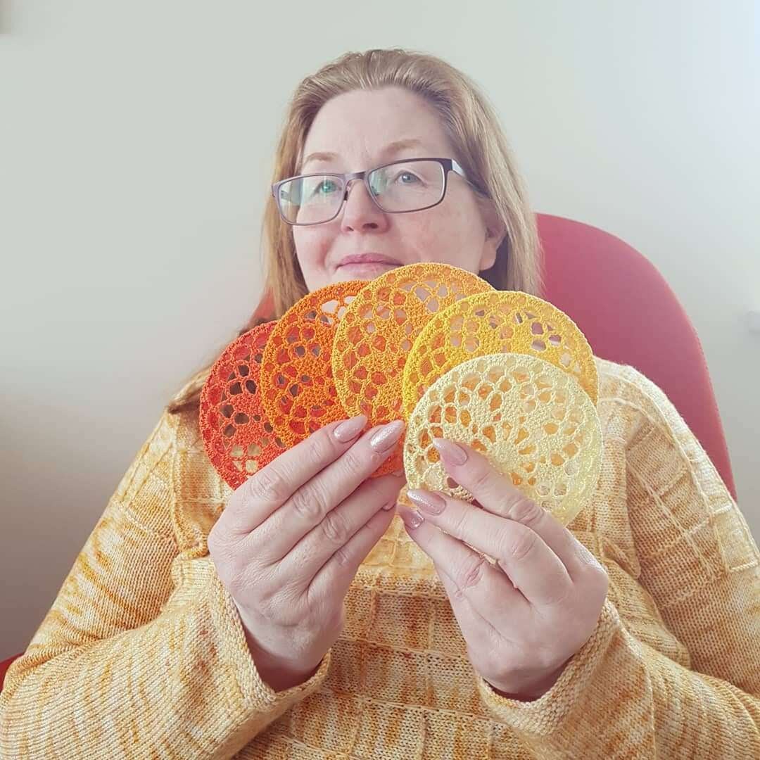 Coaster Cover 1 Crochet Pattern Home Decor Gifts Vintage Style Boho - Etsy