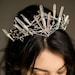 Merida Quartz Crystal Crown, Spiky Crown, Unusual Tiara, Queen's ...