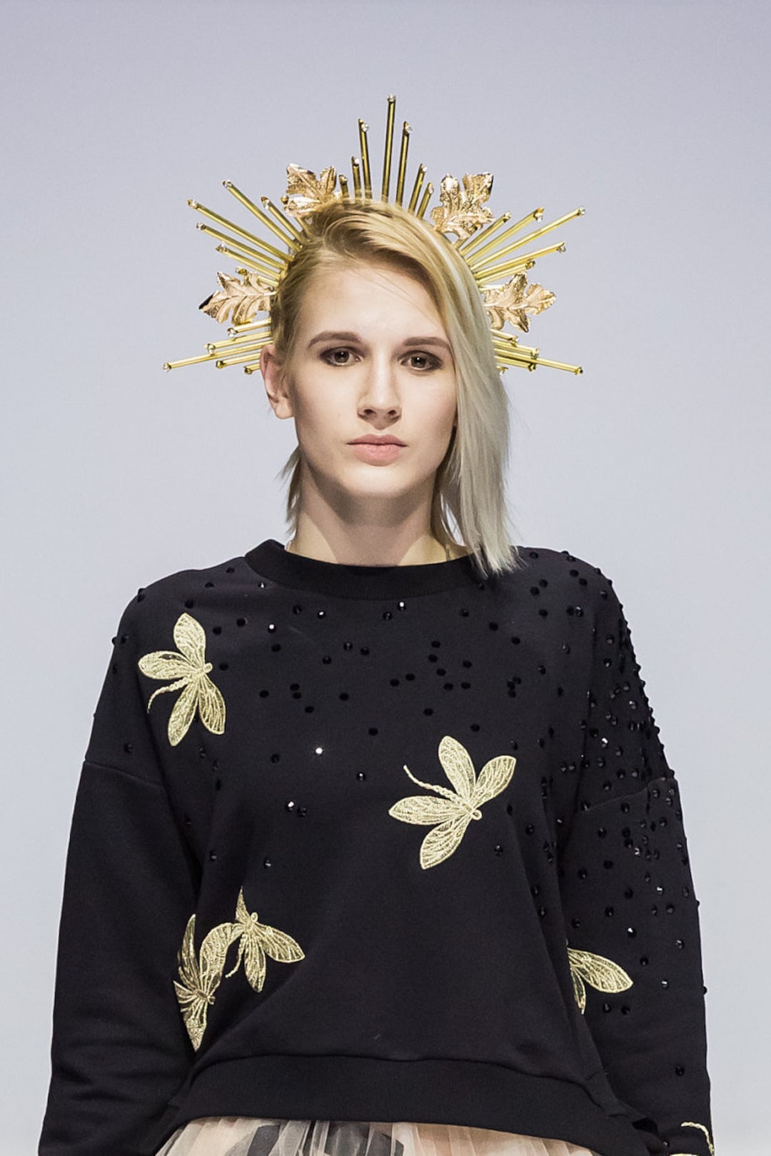 MET GALA Halo, Statement Crown, Heavenly Crown, Sunburst Wreath, Royal ...