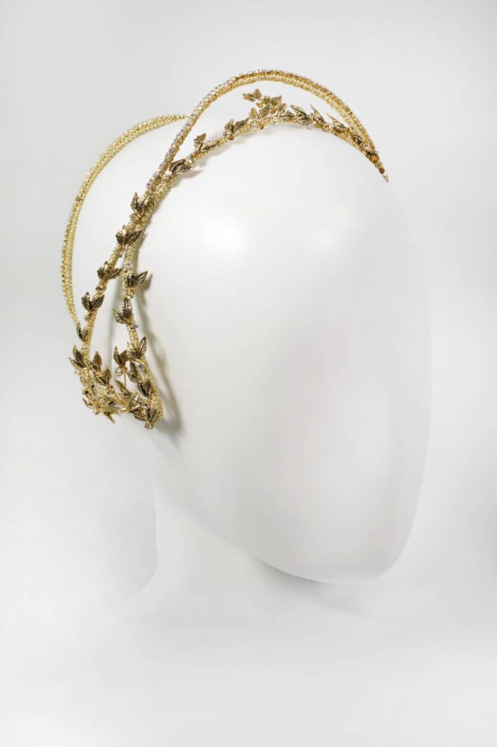 Golden Bridal Cap Wedding Headpiece Bridal Crown in Italian - Etsy