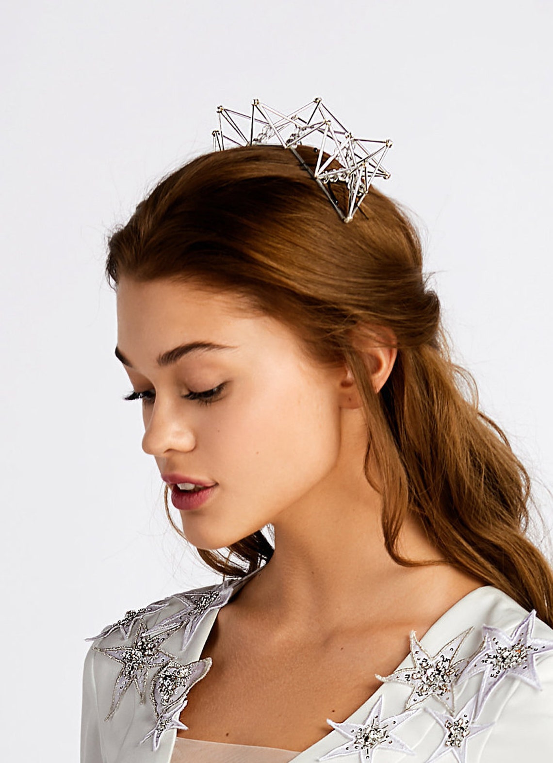 Geometric Crown Fashionable Statement Headpiece Unusual | Etsy