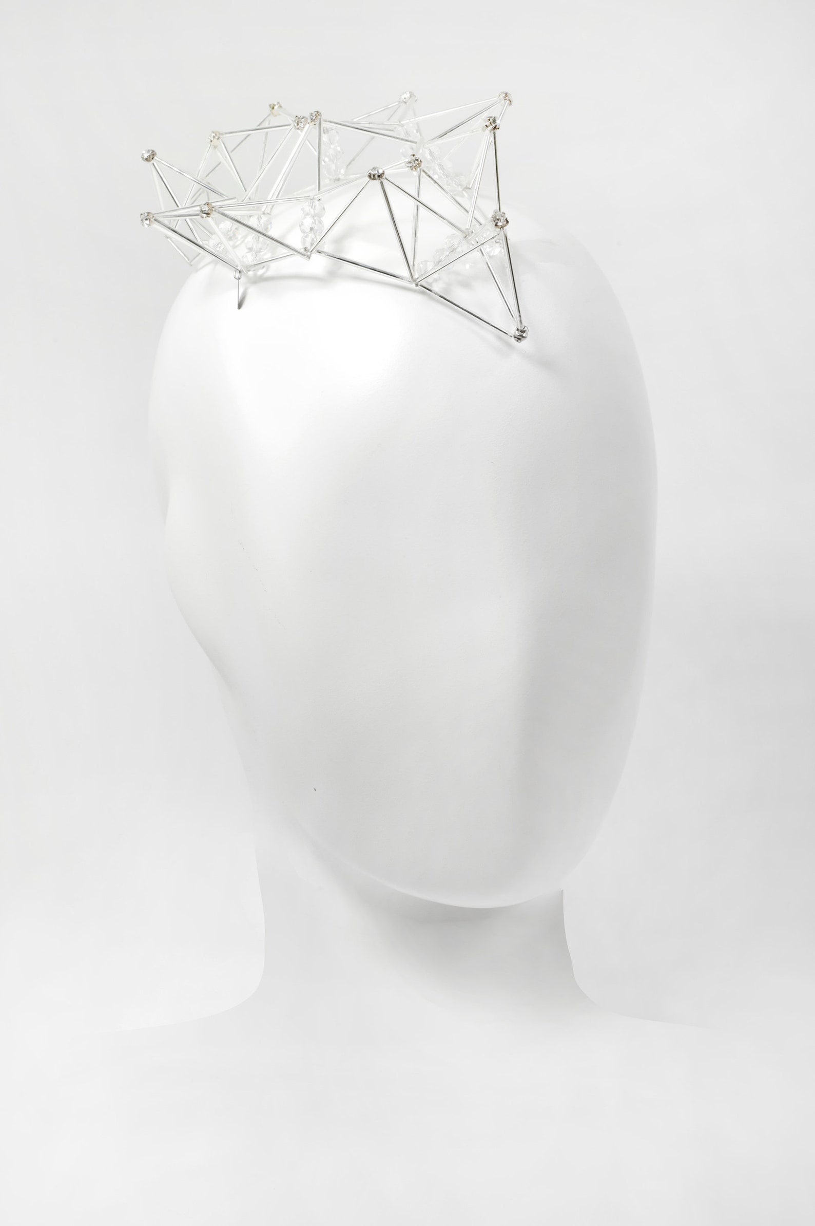 Geometric Crown Fashionable Statement Headpiece Unusual | Etsy