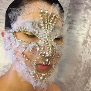 Fashion Mask, Face Mask Embroidered,face Covered, Unusual Fashion ...