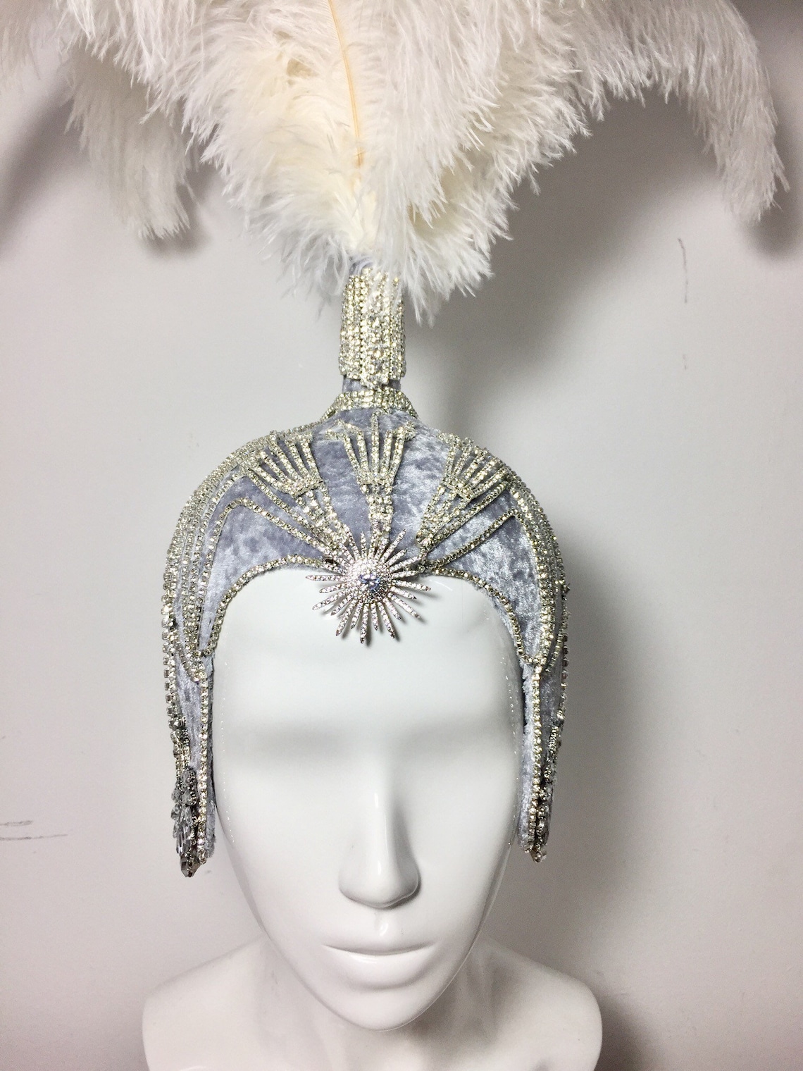 CARNEVAL Burlesque Show Headpiece Gatsby Inspired | Etsy