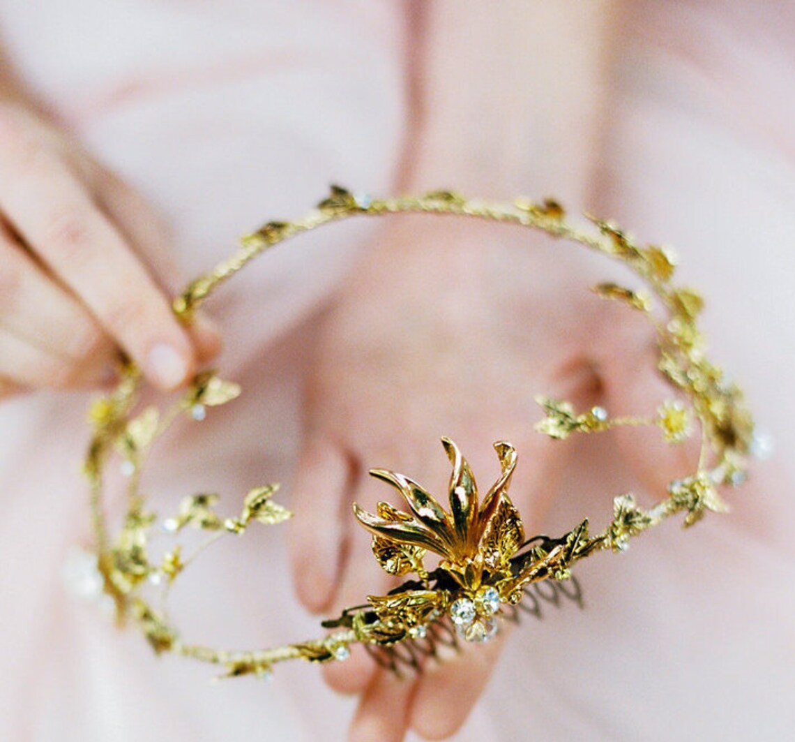 Vintage Inspired Back Headpiece Juliette Style Bridal - Etsy