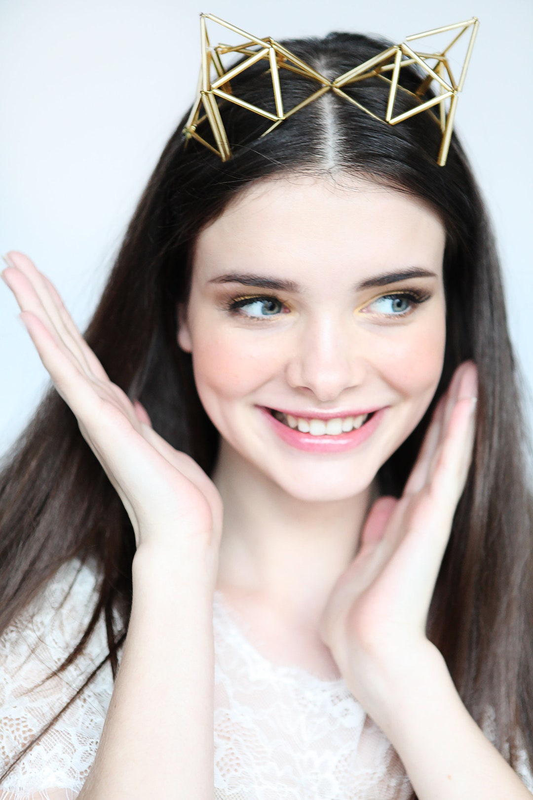 Unusual Crown, Contemporary Headpiece With Very Unique Glass Tubes ...