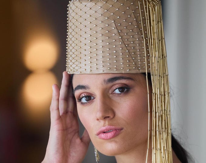 Unusual Crown, Contemporary Headpiece With Very Unique Glass Tubes ...