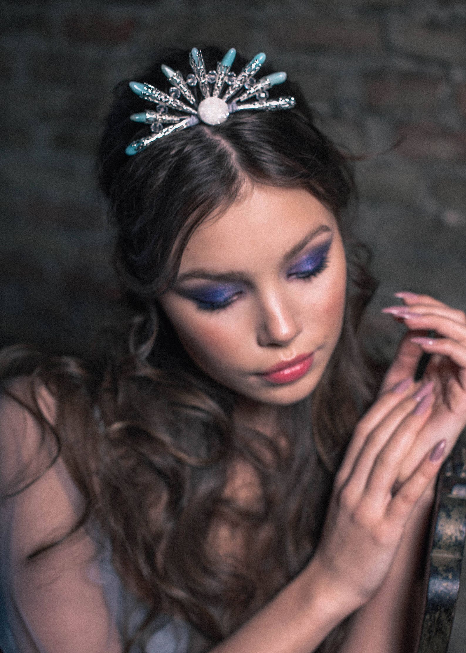 TALISA Turquoise Quartz Crown Crystal Crown for Whimsical | Etsy