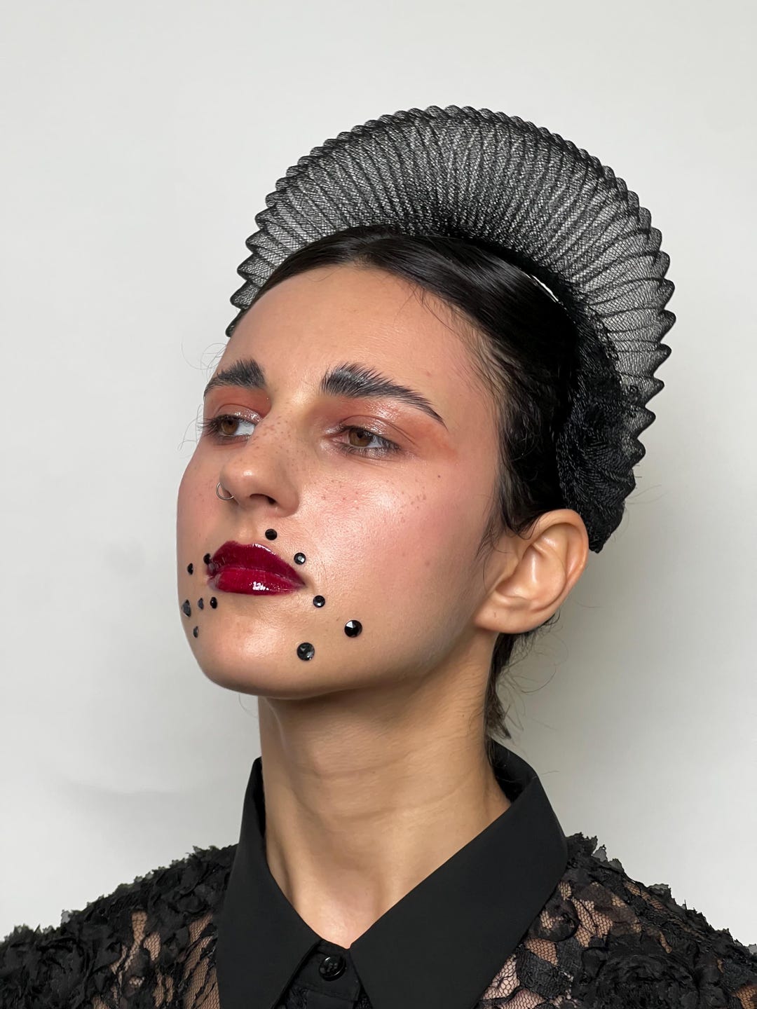 Black Birdcage Opulent Gothic Crown, Statement Headpiece, Dark Fashion ...