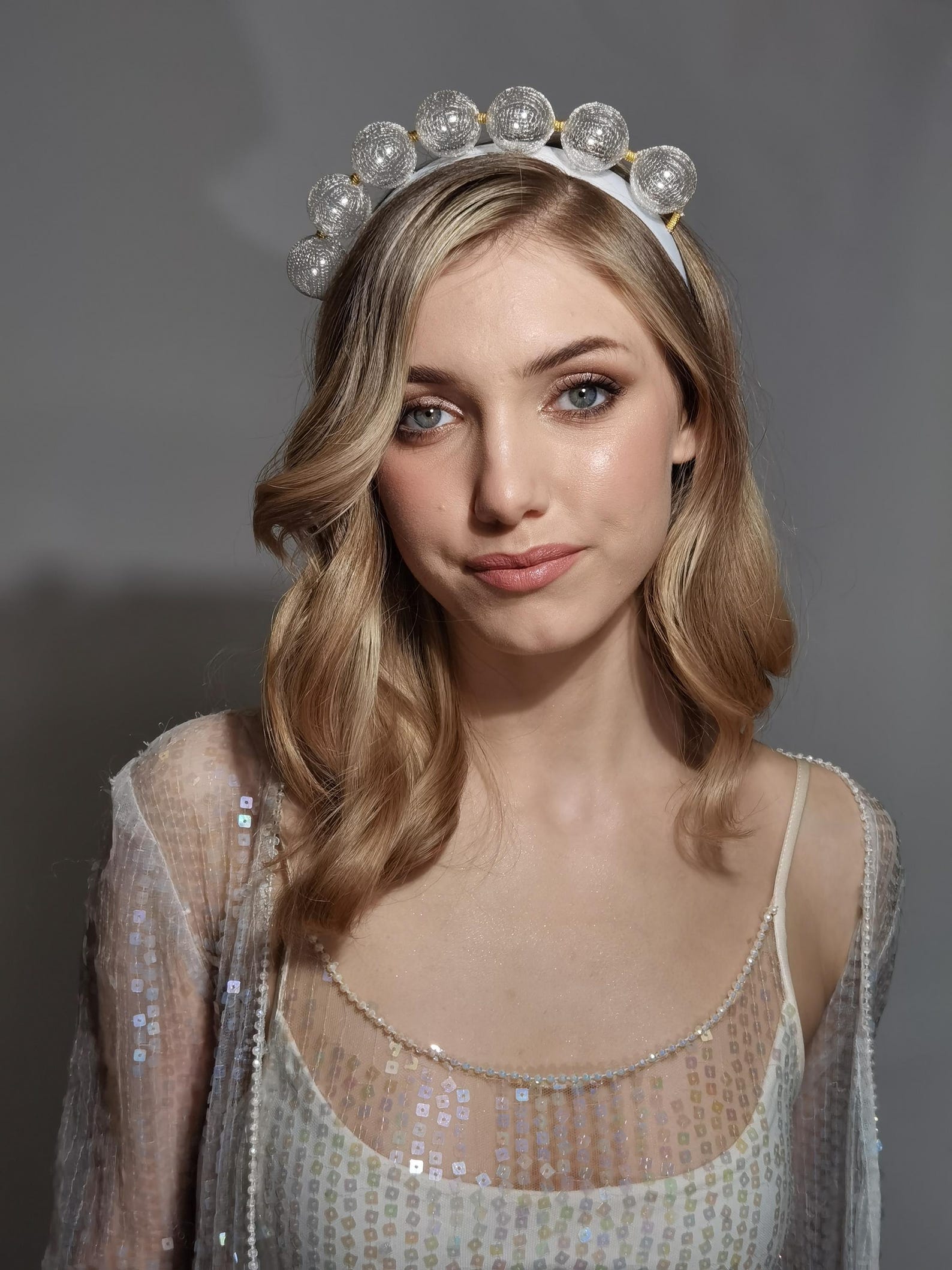 Crystal Ball Halo Headband – Statement Unusual Funky Crown for a ...