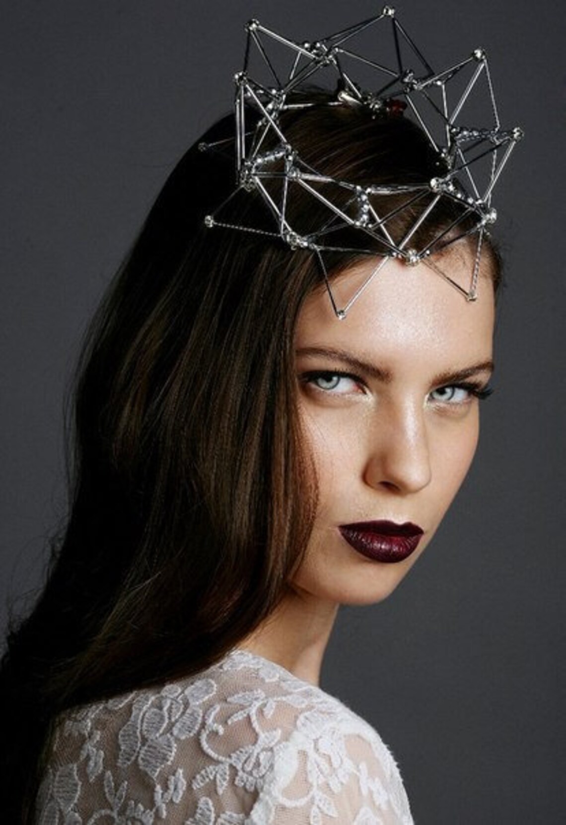 Geometric Crown Fashionable Statement Headpiece Unusual - Etsy UK