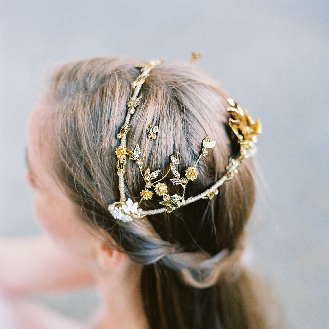 Vintage Inspired Back Headpiece, Juliette Style Bridal Accessory ...