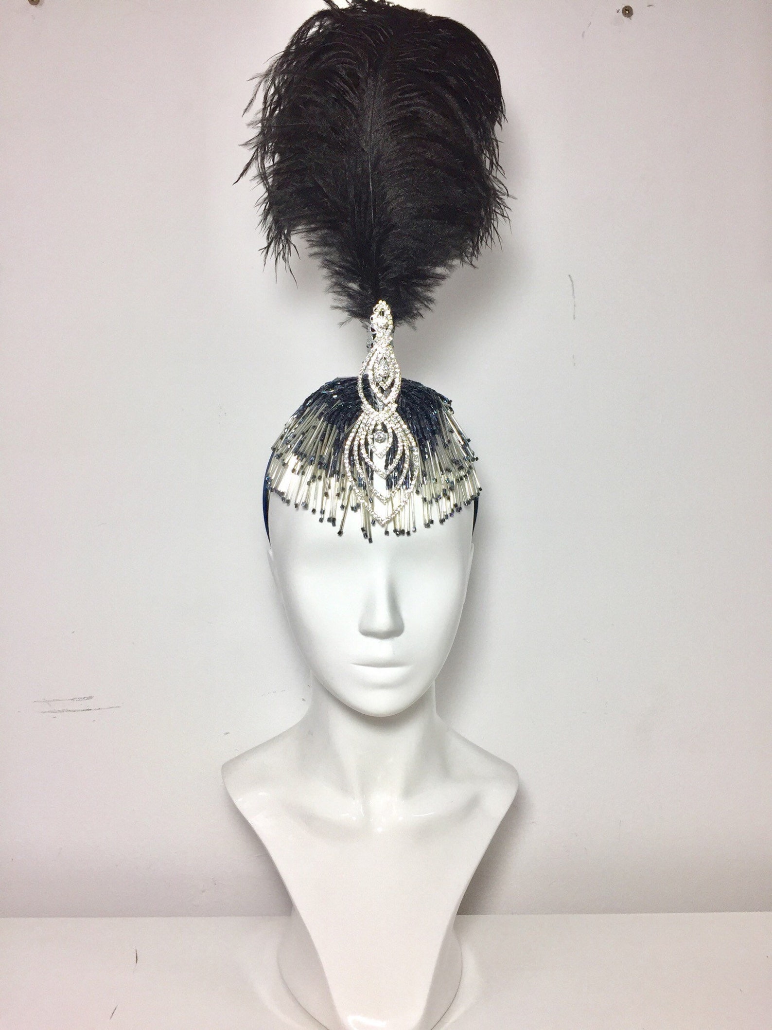 CARNEVAL, Burlesque Show Headpiece, Gatsby Inspired Headwear,stage ...
