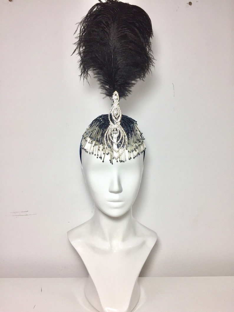 CARNEVAL, Burlesque Show Headpiece, Gatsby Inspired Headwear,stage ...