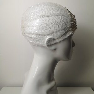 Celestial Sparkly Cap,embroidered Tulle Veil With Stars, Great Gatsby ...