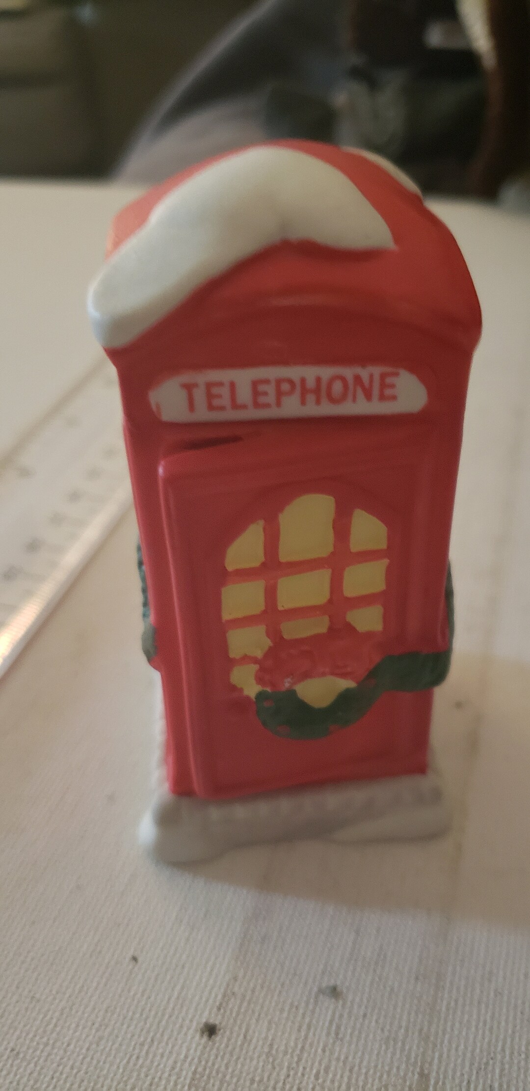 Red Call Box Lemax Display Ceramic Excellent Condition - Etsy