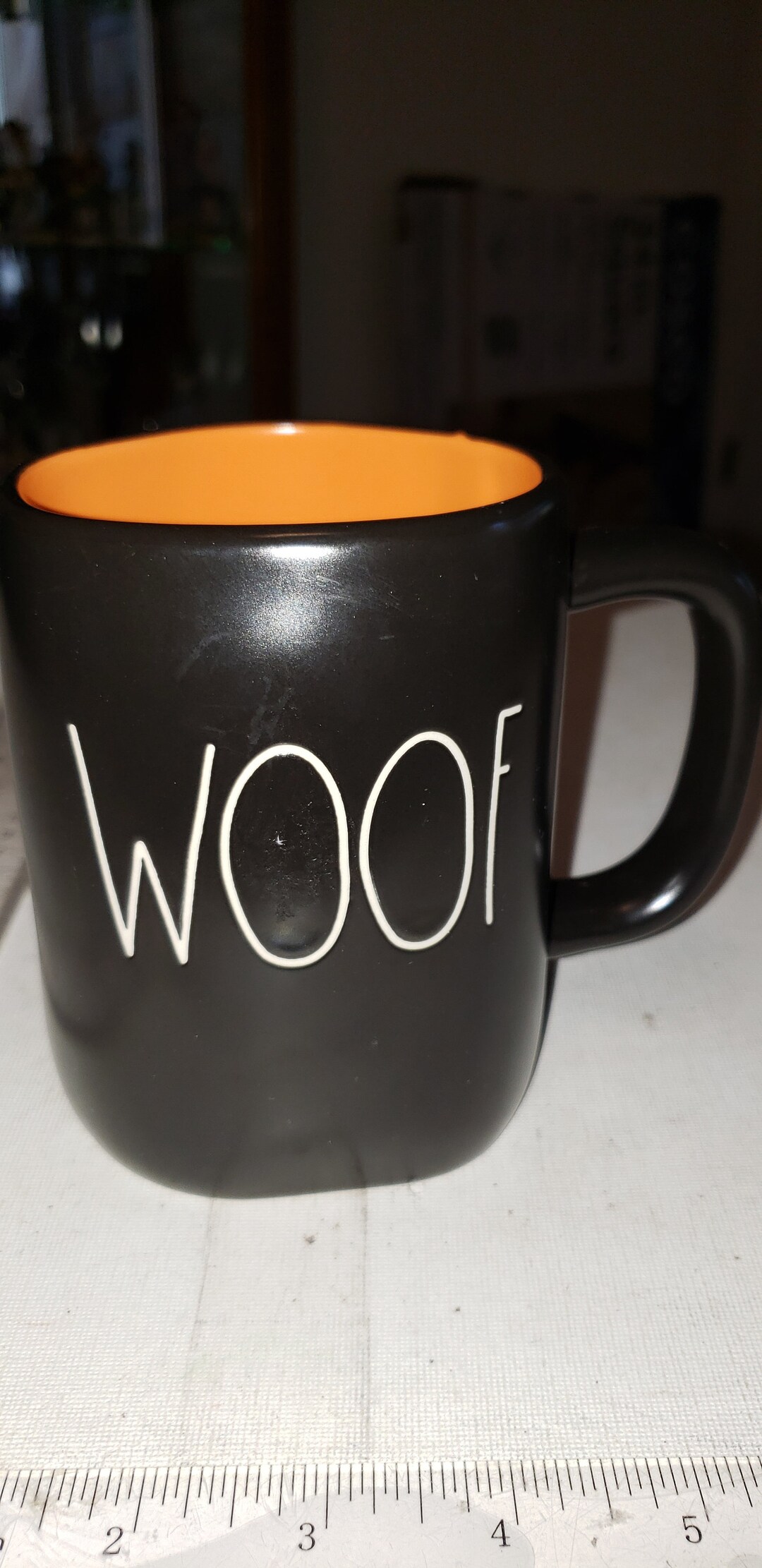 Rae Dunn WOOF Coffee Mug Ceramic Excellent Condition - Etsy