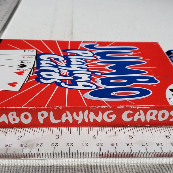 Jumbo Playing Cards - Etsy
