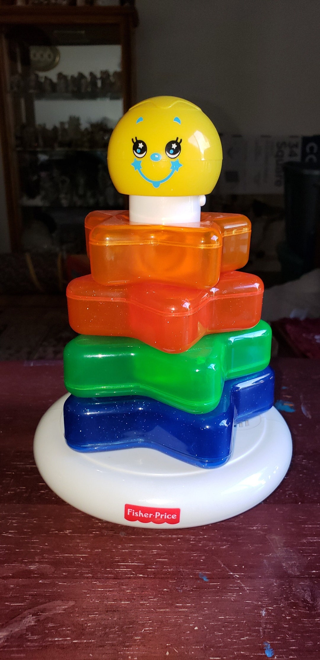 Vintage Fisher Price Star Stacker Baby Toy Good Condition Untested - Etsy