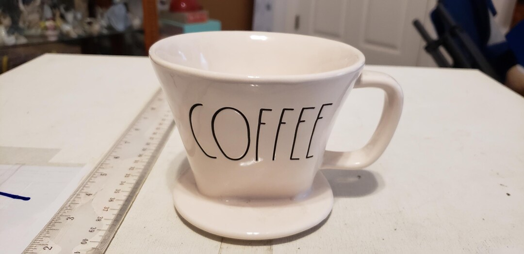 Rae Dunn White Ceramic Drip Coffee Maker Excellent Condition - Etsy