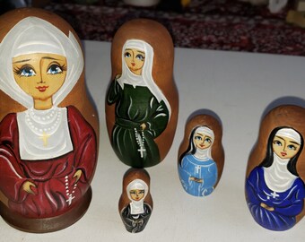Wooden Nesting Dolls - Etsy