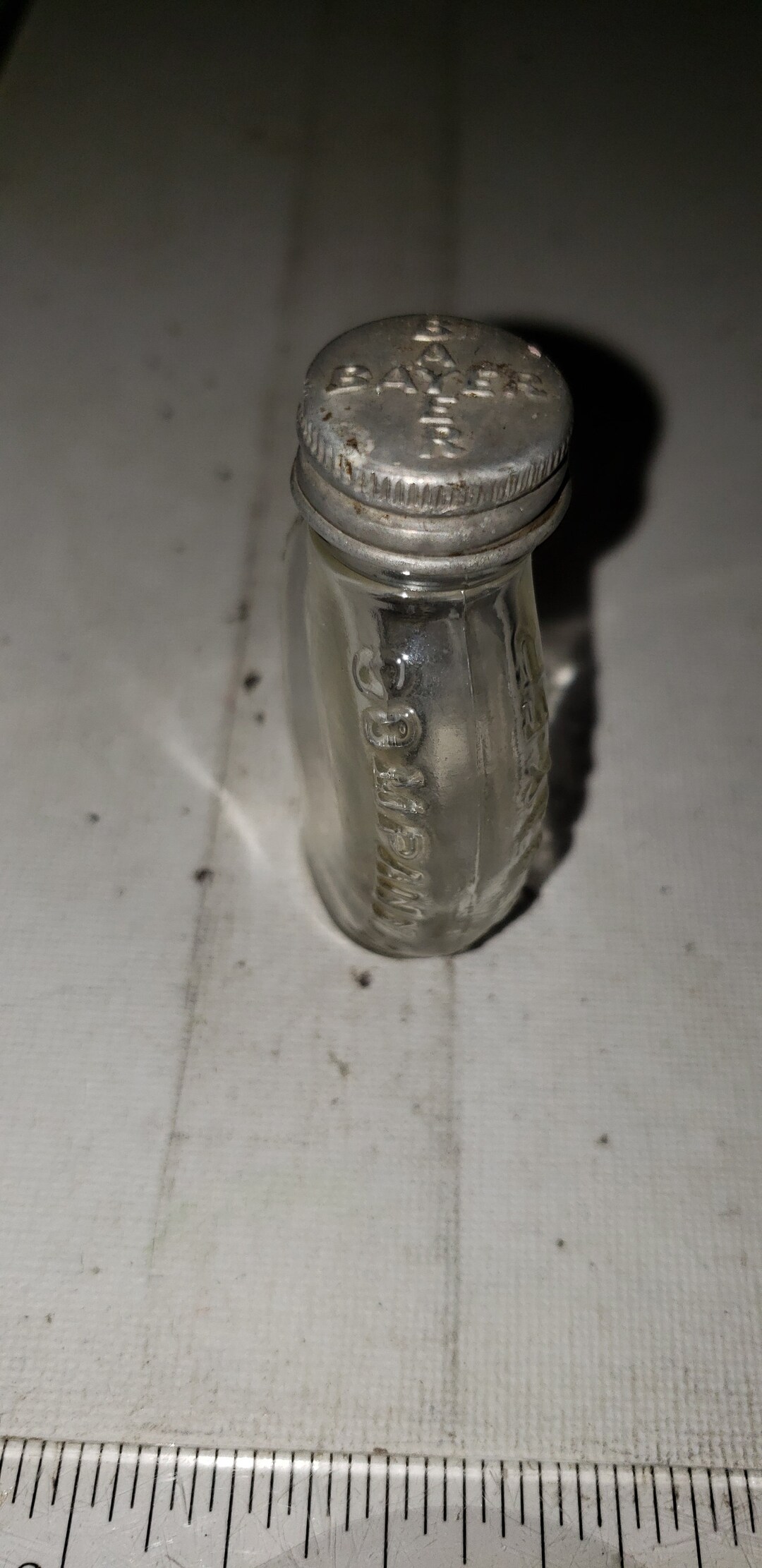 Small Bayer Co. Bottle With Lid. Glass. Excellent Condition - Etsy