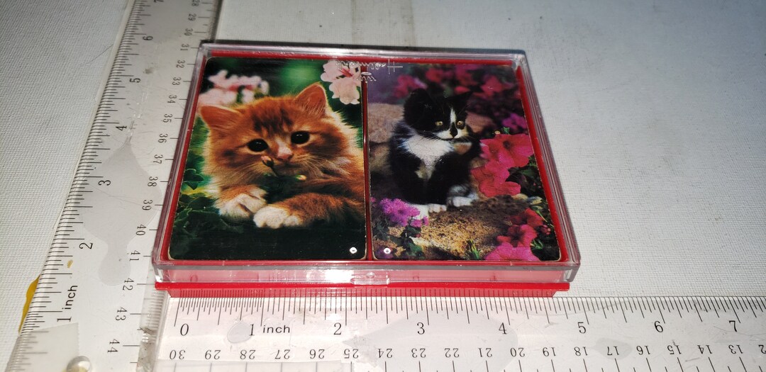 Hallmark Cat Playing Cards Vintage Good Condition - Etsy