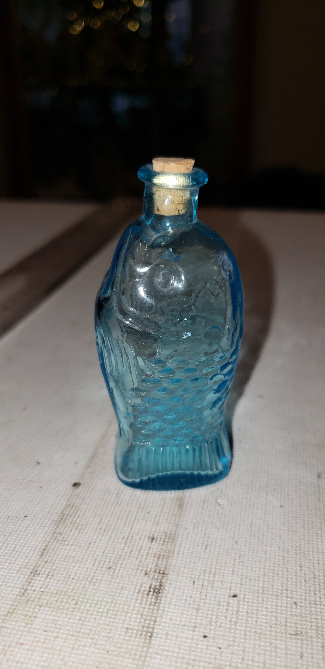 Tiny Dr. Fichs Blue Glass Bitters Bottle Excellent Condition - Etsy