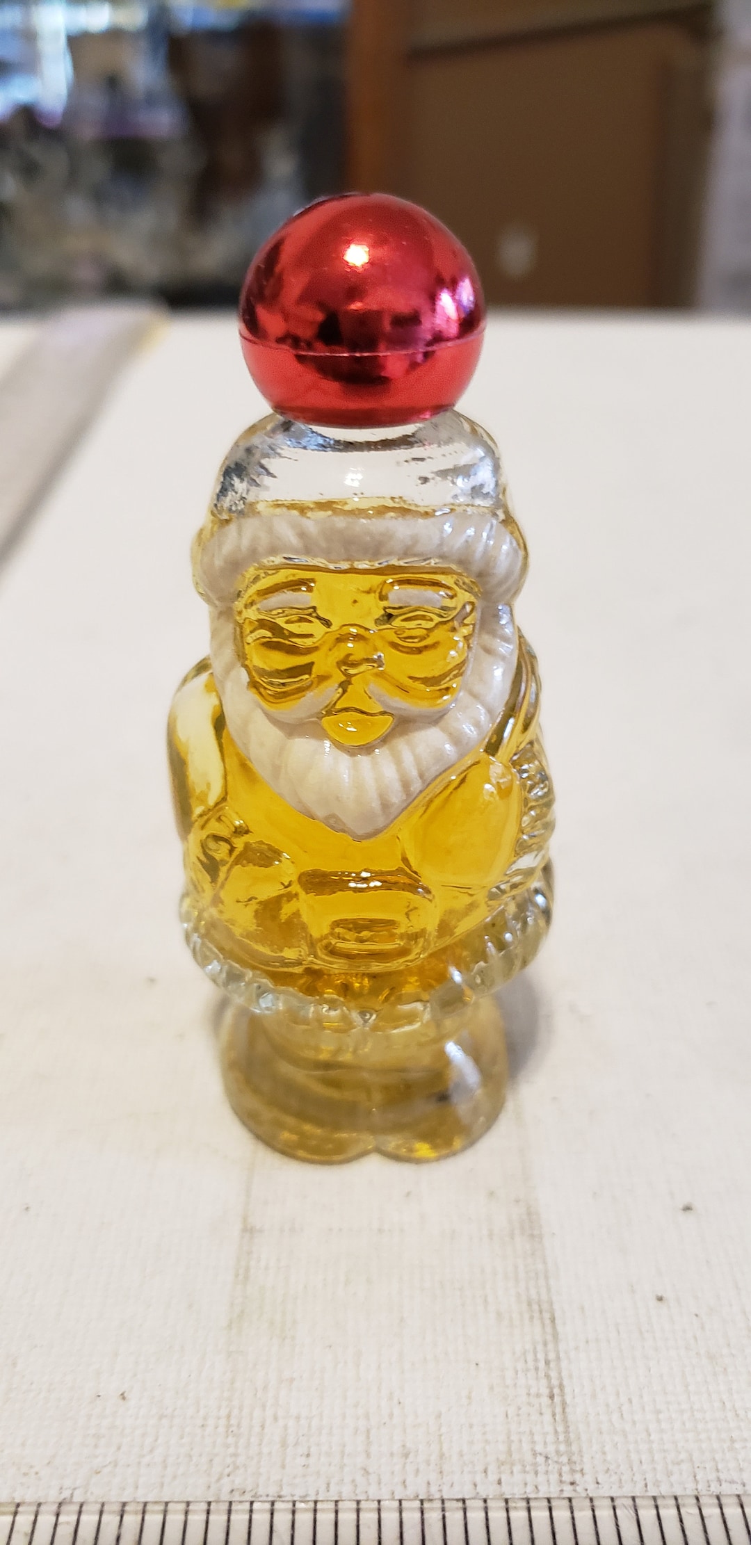 Vintage Avon Santa Glass Perfume Bottle Excellent Condition - Etsy