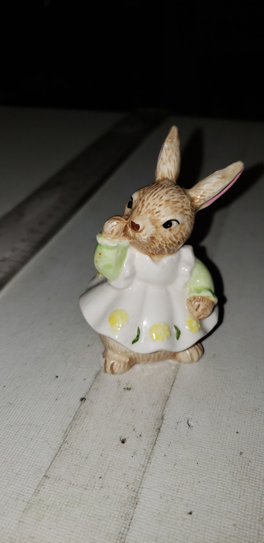 Lefton Bunny Figurine Chip on Foot Good Condition - Etsy