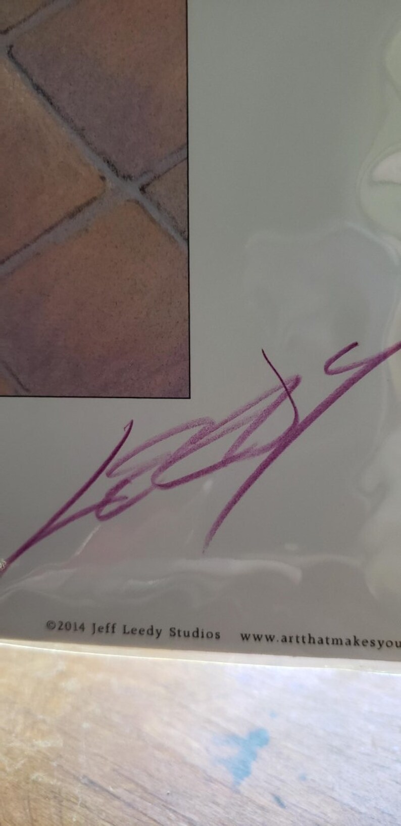 Jeff Leedy Art Print Signed Excellent Sealed Condition - Etsy