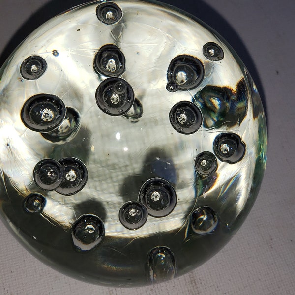 Clear Glass Paperweight - Etsy