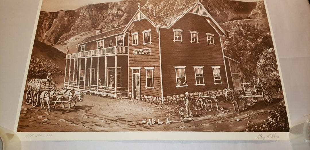 Gary Stone Western Art Print Numbered Signed Excellent Condition - Etsy