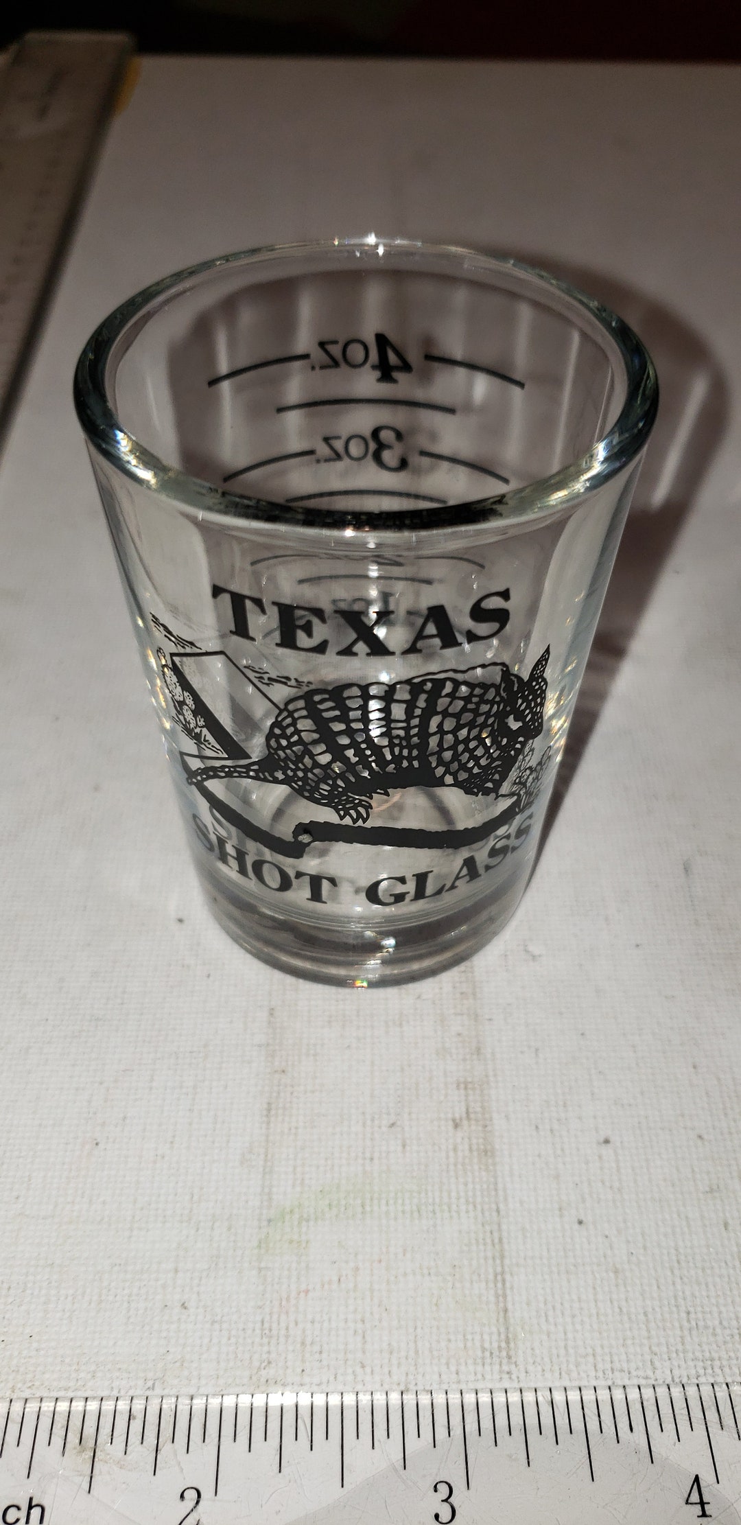 Vintage Texas Shot Glass Large Glass Excellent Condition - Etsy