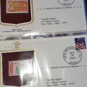 Historic Stamps of America From the Postal Commemorative Society 61 ...