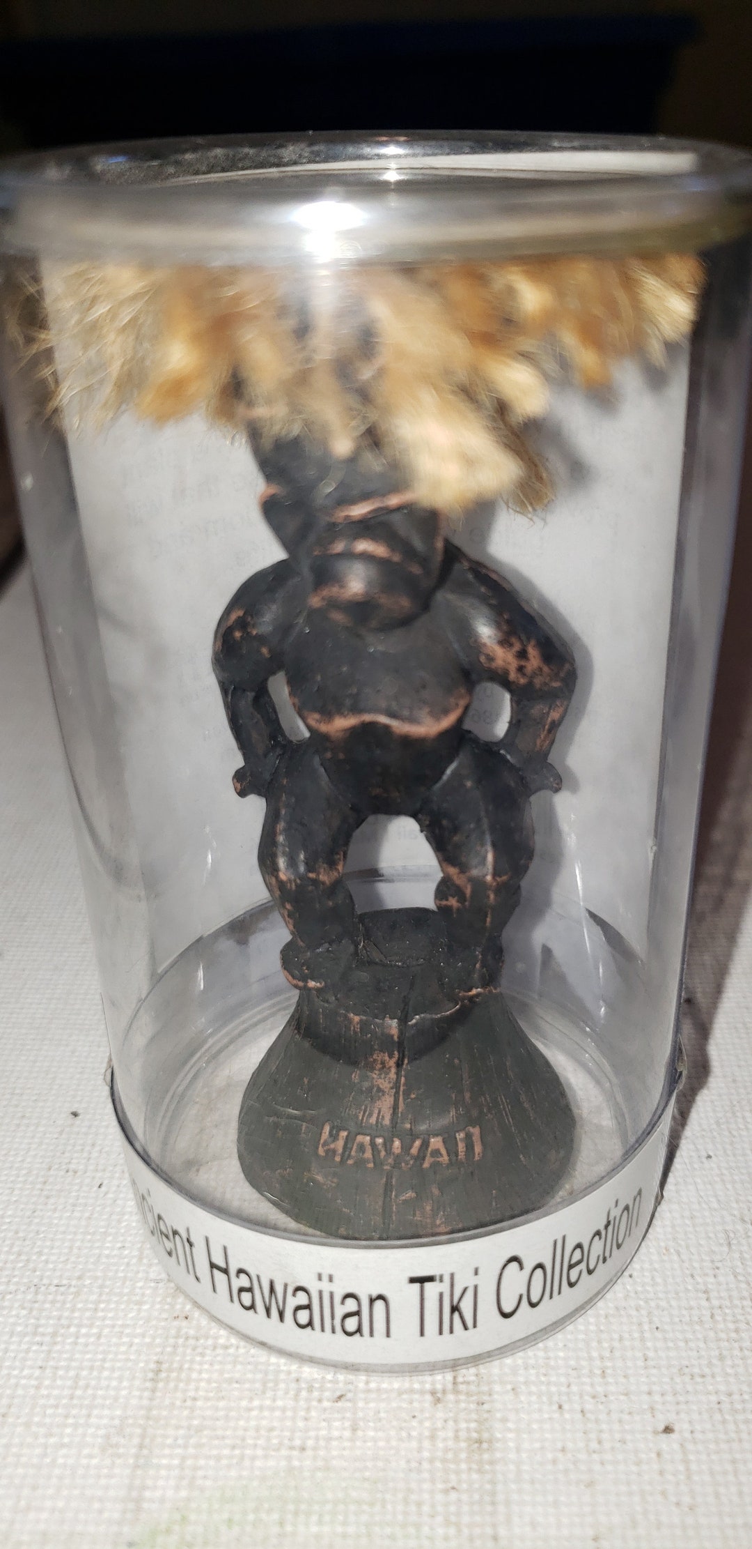 Hawaiian Tiki God Amakua Statue in Original Package Excellent Condition ...