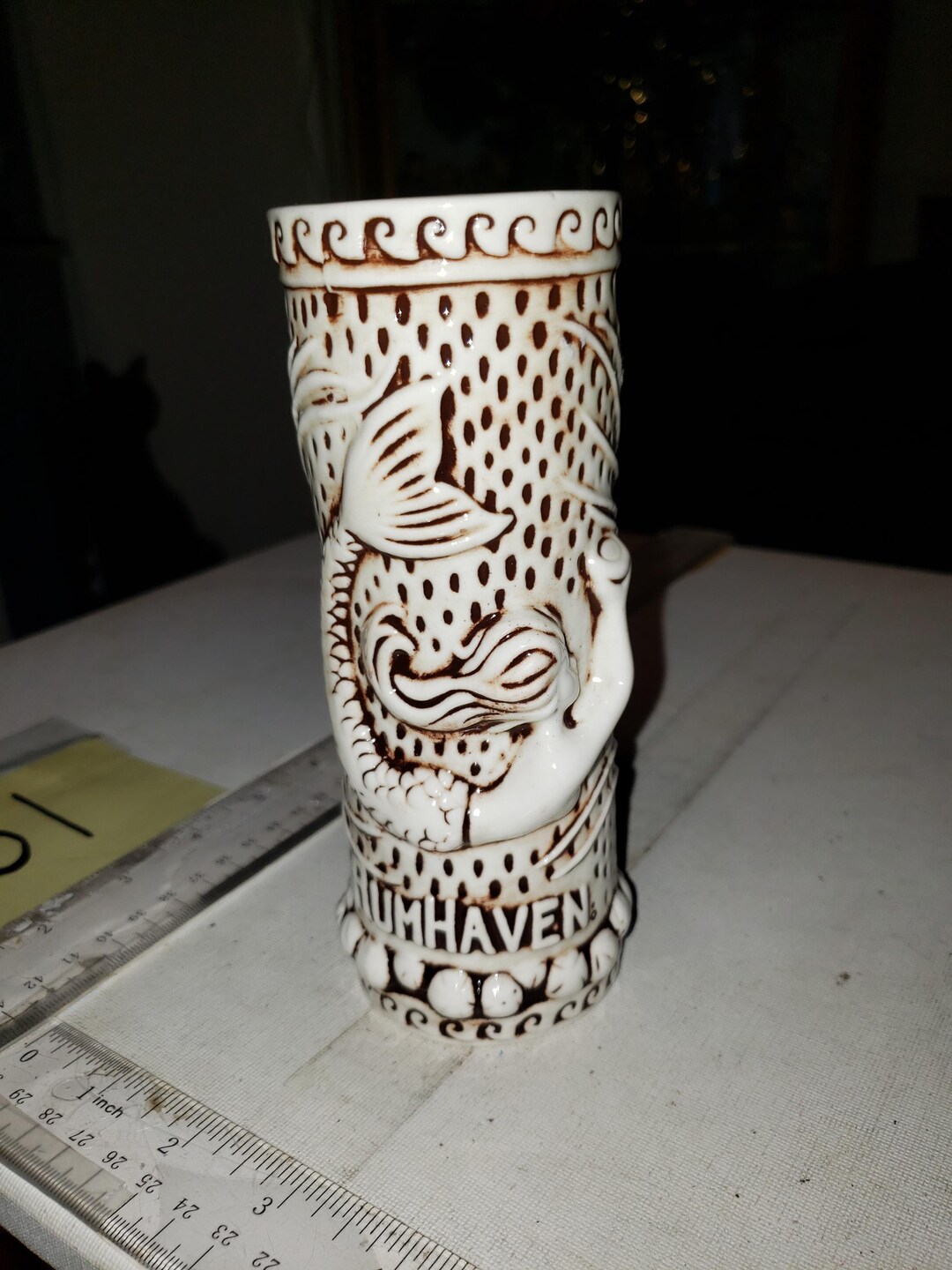 Tiki Rob Tiki Cup Mermaid Marked Ceramic Excellent Condition - Etsy