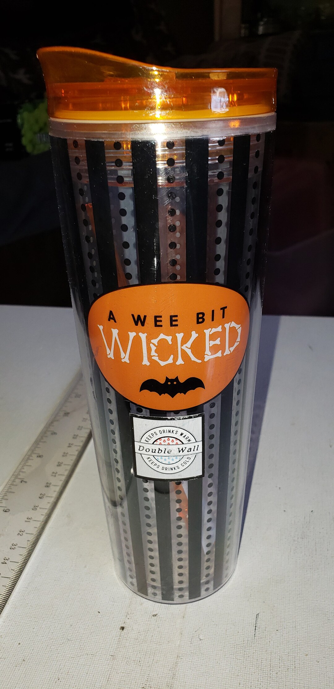 Plastic Drink Cup Halloween A Wee Bit Wicked Excellent New Condition - Etsy