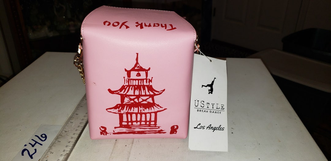 New Chinese Take Out Box Purse Pink New With Tag Excellent Condition - Etsy