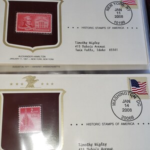 Historic Stamps of America From the Postal Commemorative Society 61 ...